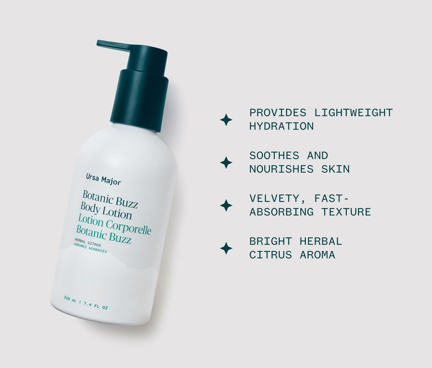 Botanic Buzz Body Lotion | Non Toxic Body Cream | Ursa Major Skincare